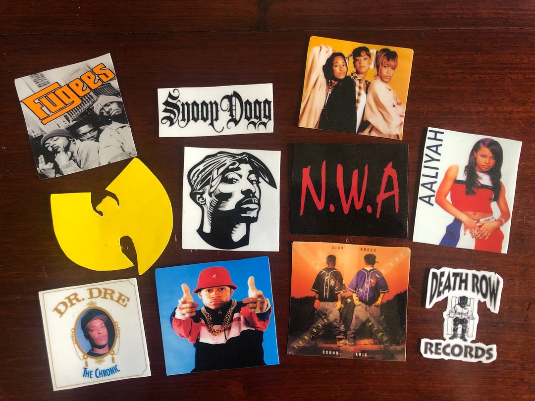 90s Hip Hop/ Rap Sticker Pack - Etsy