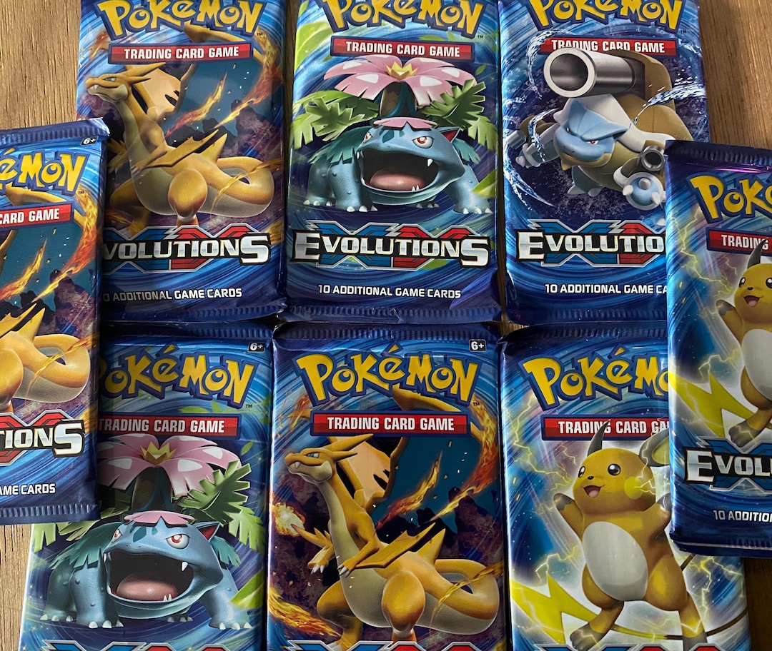 Original Pokémon XY Evolutions Booster Pack - Etsy