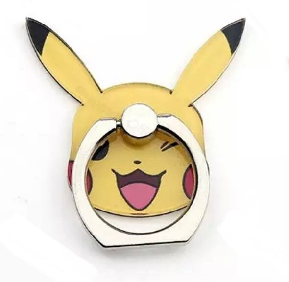 5 Pokemon Phone Ring Holder Grip Stands (Pikachu, Charmander, Squirtle ...