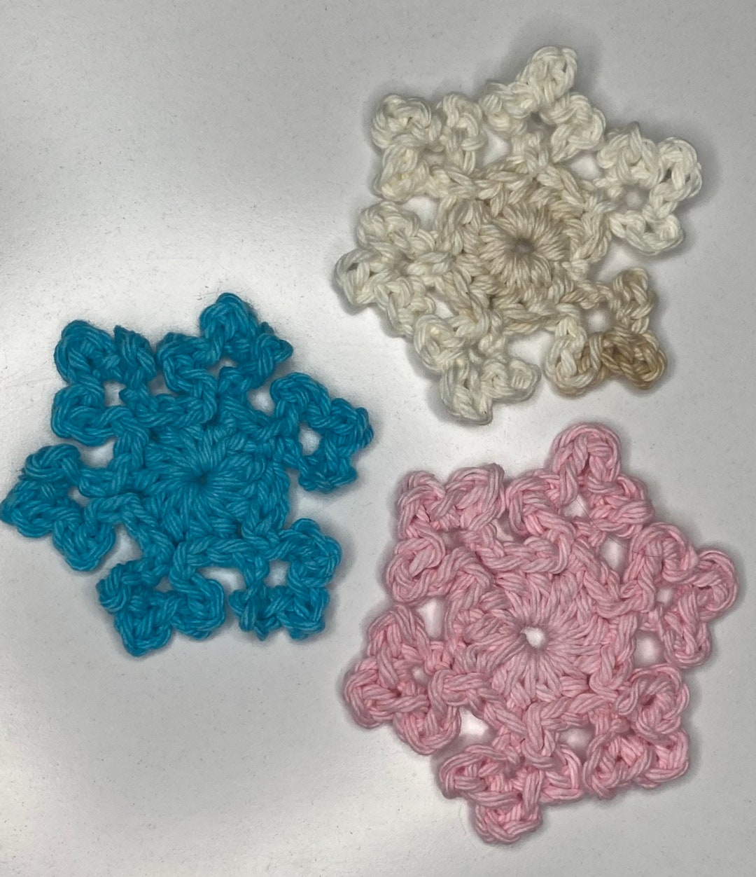 Mini Snowflakes Set of 3 - Etsy