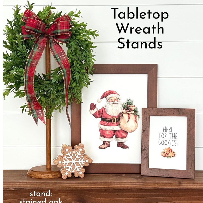 Tabletop Wreath Stands - Etsy