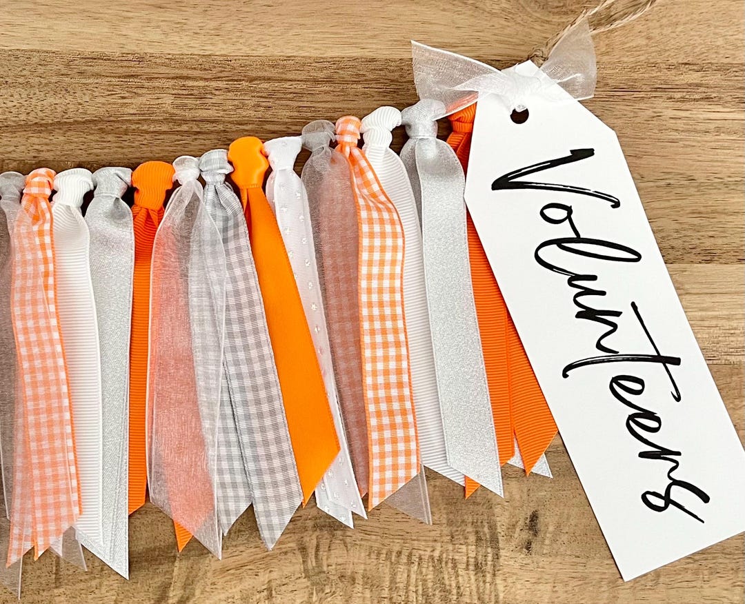 Custom University of Tennessee Ribbon Garland | Volunteers Decor ...