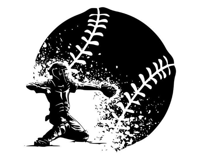 Baseball Catcher SVG Catcher SVG Baseball Baseball SVG - Etsy
