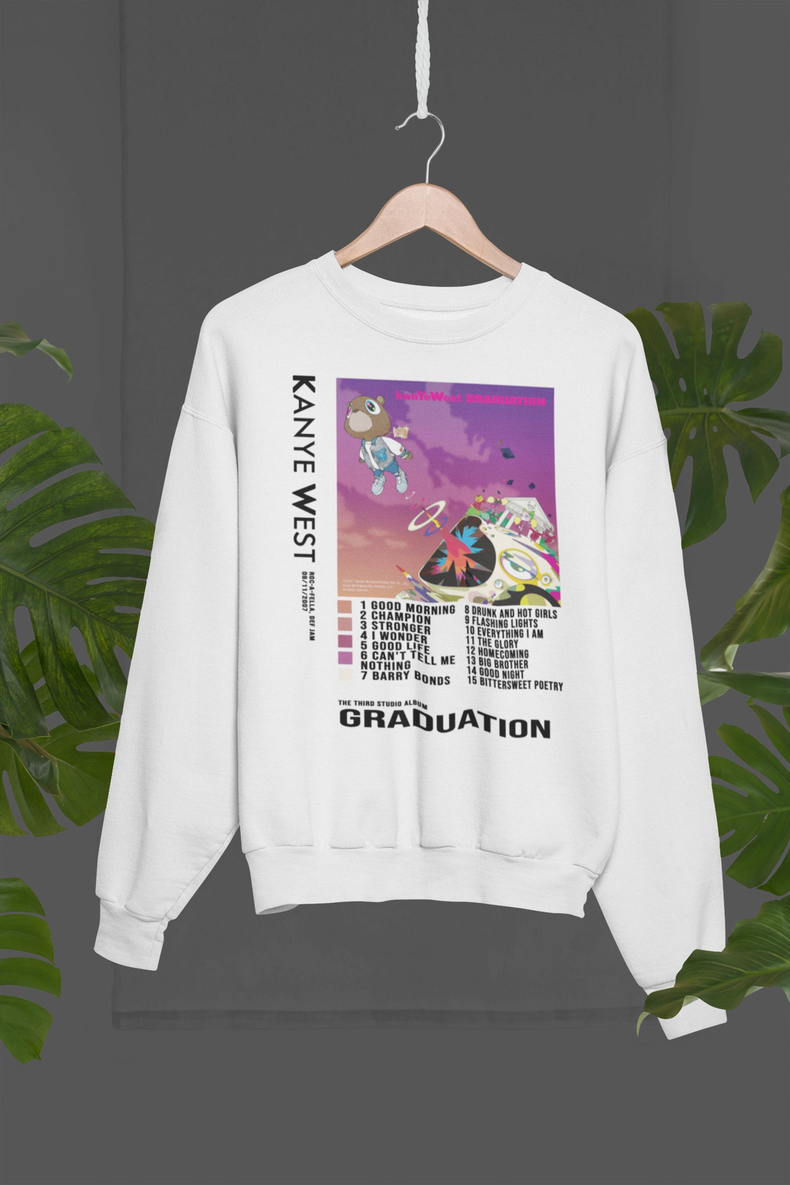 Kanye West Graduation Tshirt Sweatshirt - Etsy