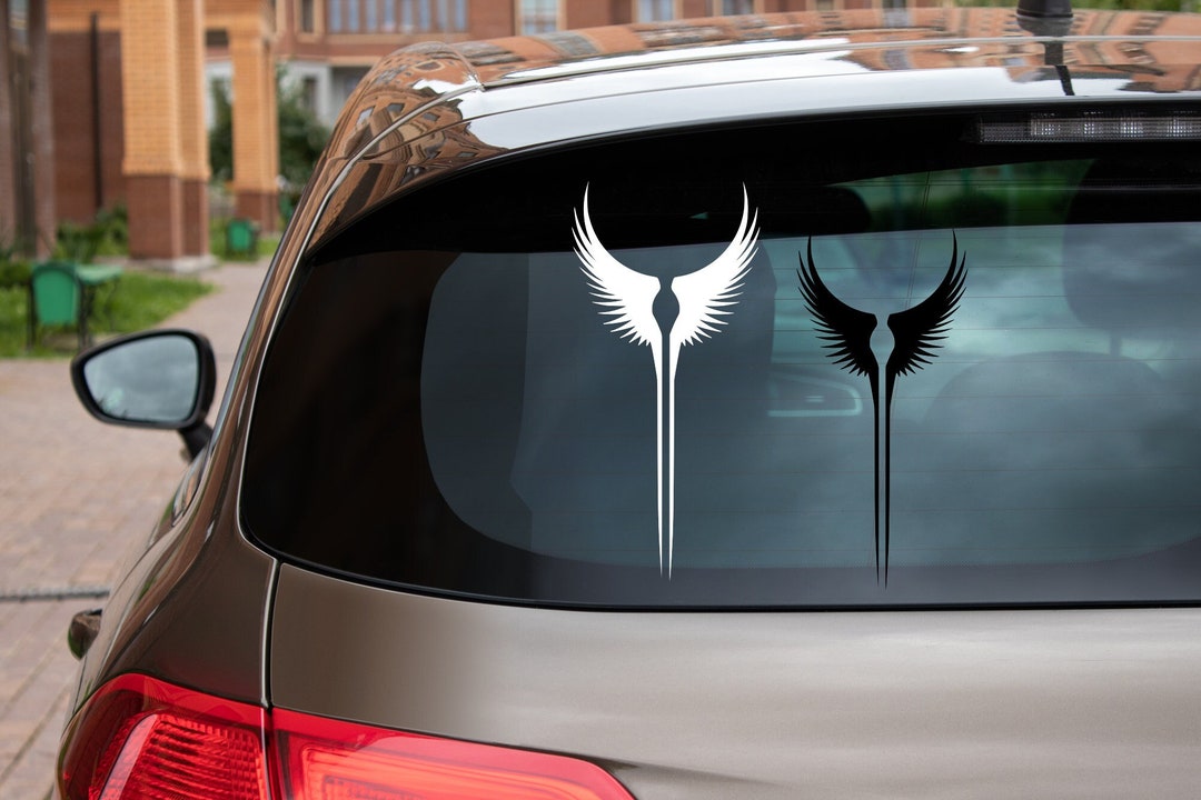 Valkyrie Wings Vinyl Car Window Decal // Viking Waterproof Sticker - Etsy
