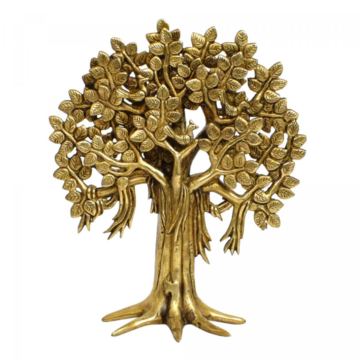 Brass Kalpavriksha Tree- 27CM Super Fine Brass Tree, Tree of Life ...