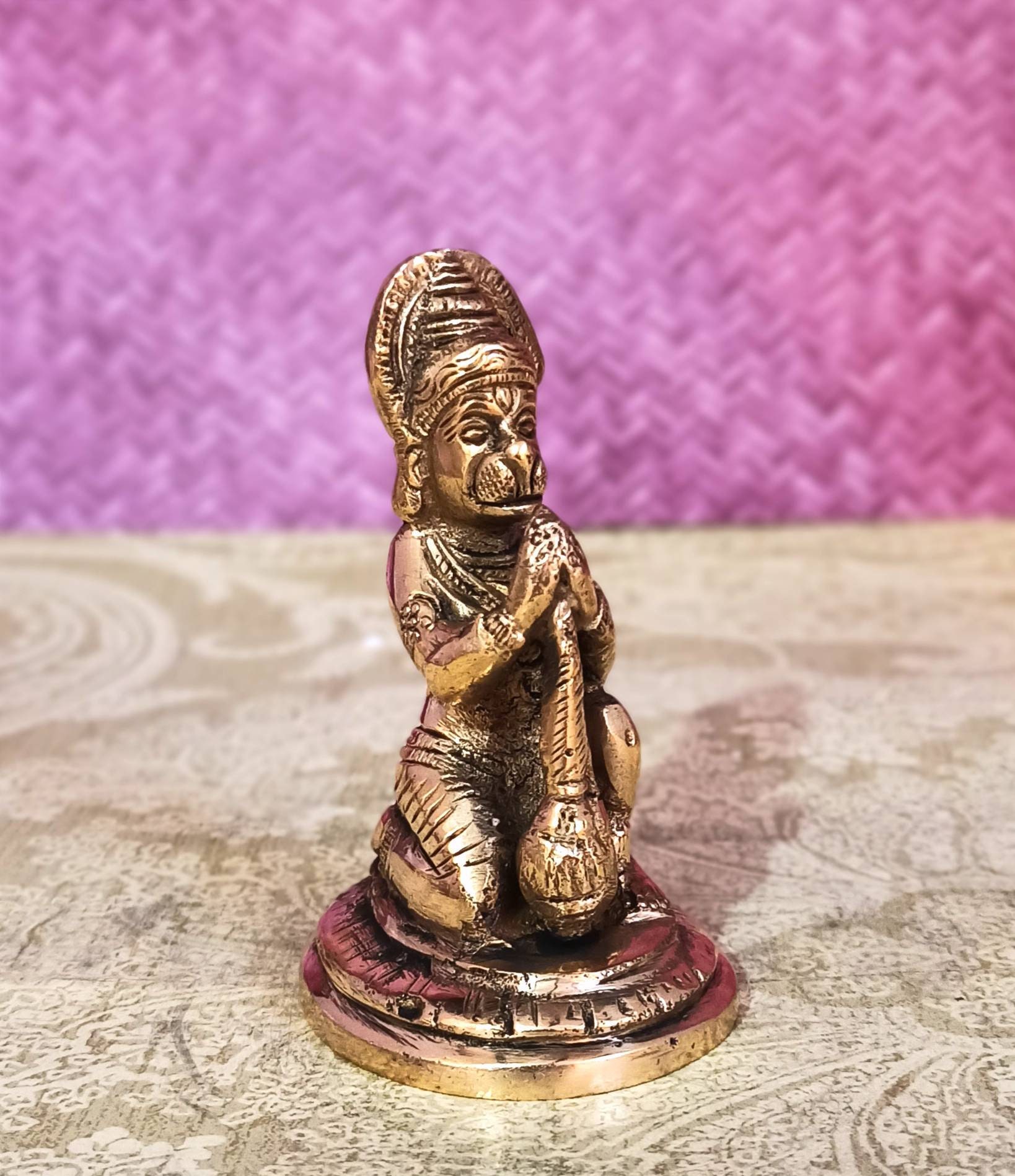 4 Small Lord Hanuman Statue Sitting Hanuman Statue, Hanuman, Handmade ...