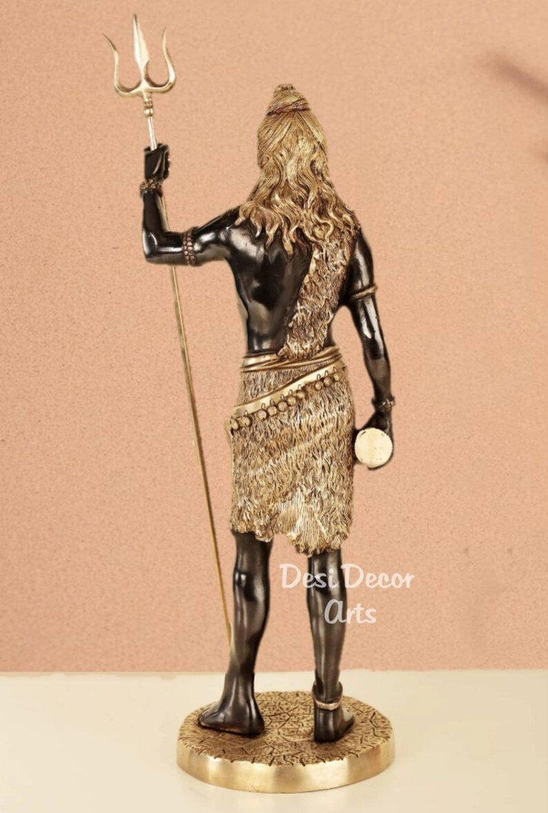 23 Lord Shiva Statue Standing Brass Shiva Idol for Home - Etsy