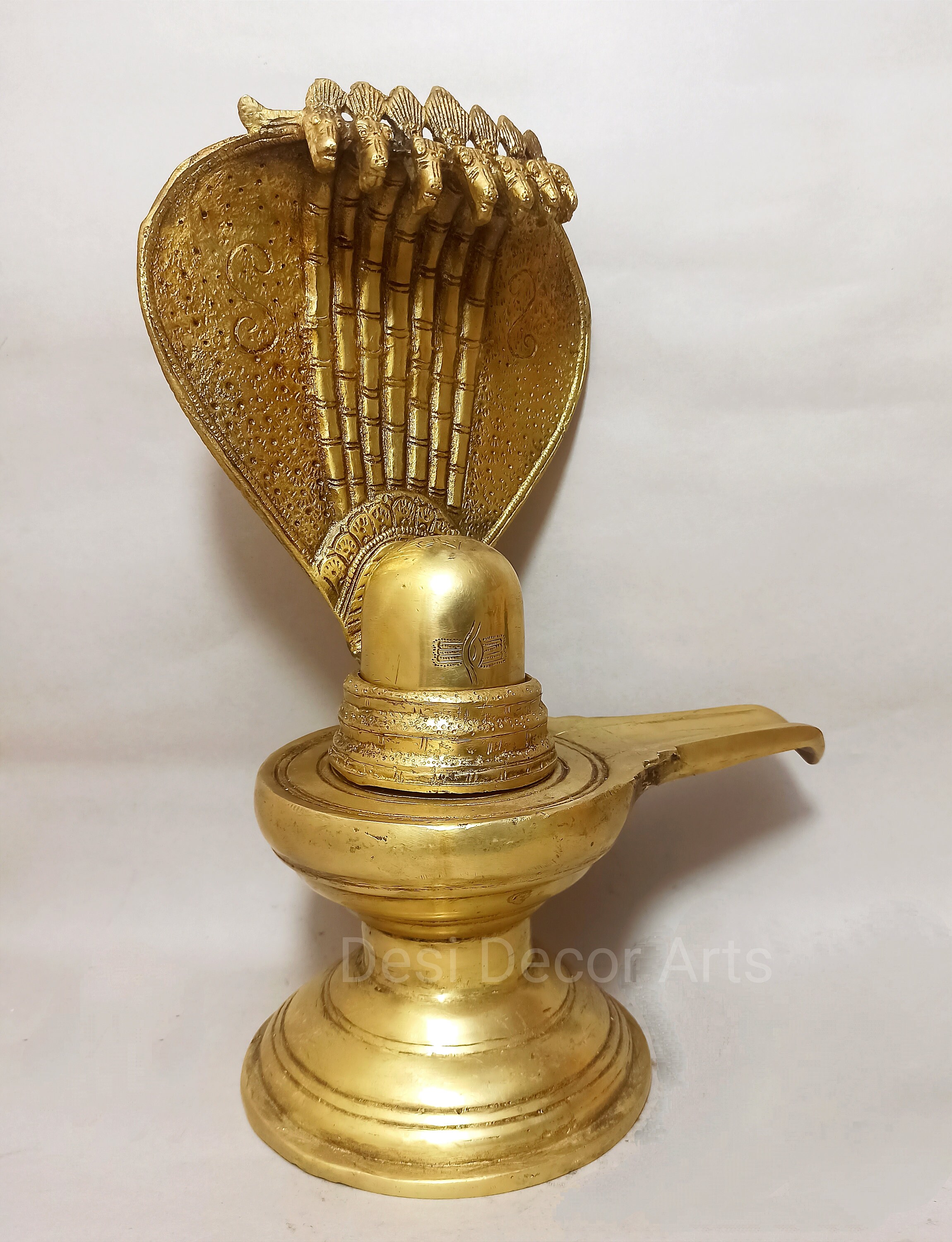 14 Brass Shivling, Maha Shiva Lingam, Lord Shiva Sculpture, Symbol of ...