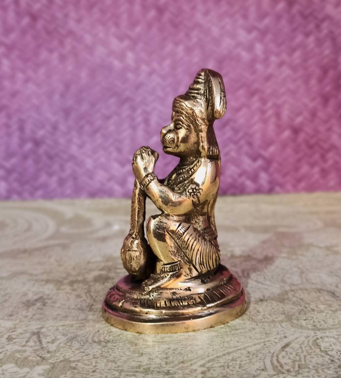 4 Small Lord Hanuman Statue Sitting Hanuman Statue - Etsy