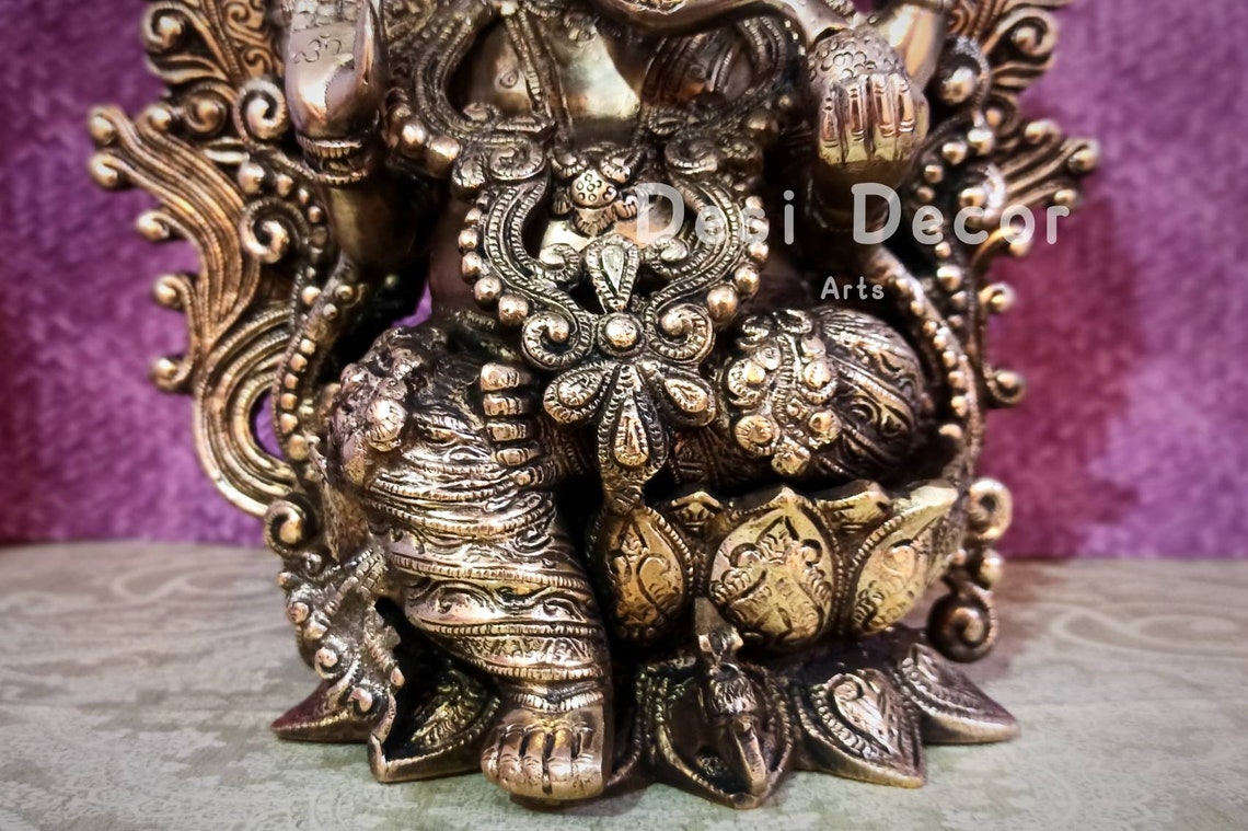 Ganesha Statue 16 Inch Lord Ganesha Statue Brass Ganesh - Etsy