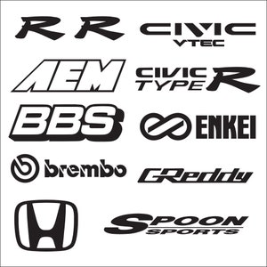 Automotive Performance Stickers | Performance Decals | JDM Stickers ...
