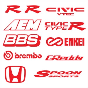 Automotive Performance Stickers | Performance Decals | JDM Stickers ...