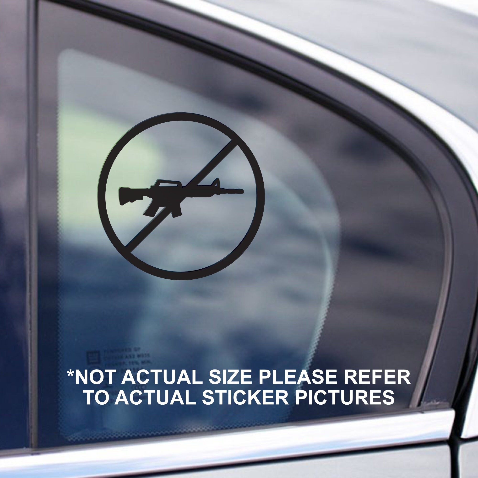 Ban Assault Rifle Icon Sticker Gun Control Decal for Cars - Etsy