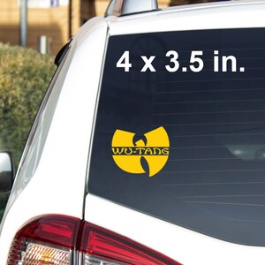 Wu-tang Decal Sticker for Laptop Window Decal Rap Group Sticker Classic ...