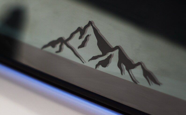 Mountain Sticker Sticker for Car Truck SUV Rocky Mountains Decal for ...