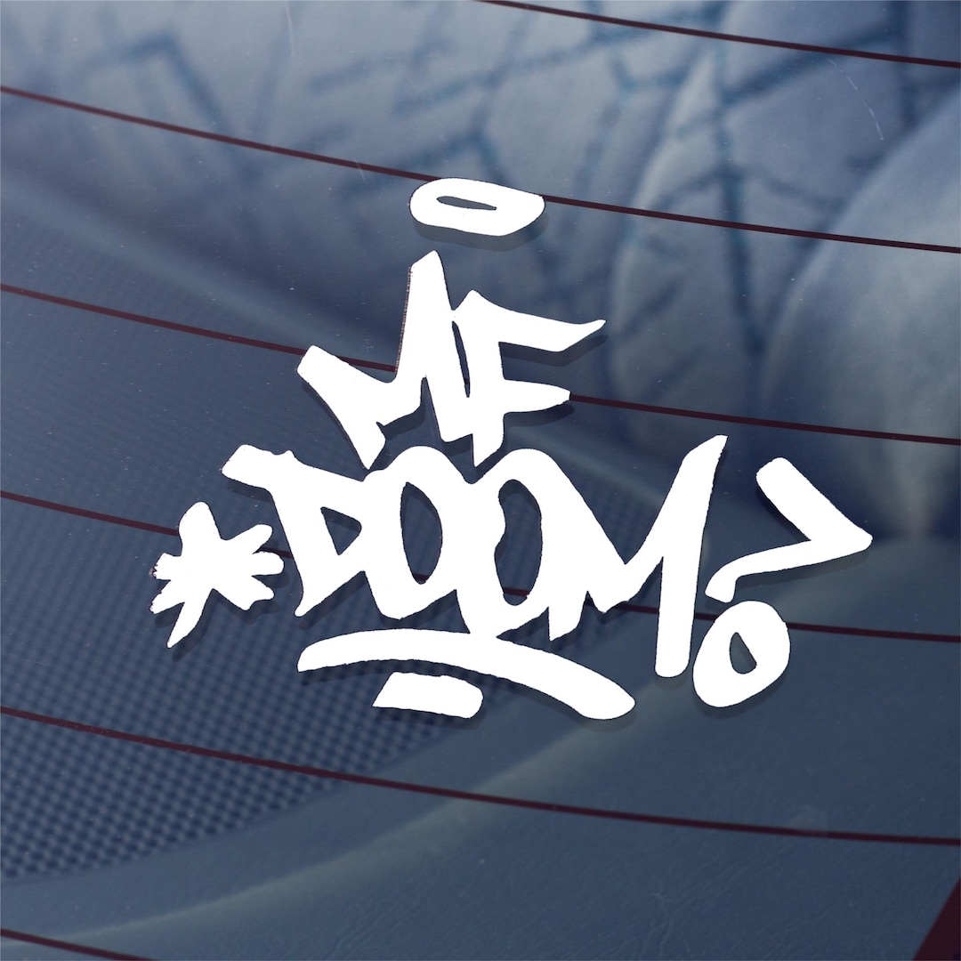MF Doom Sticker | Sticker for Laptop | Mf Doom Decal | Rap Sticker | MF ...