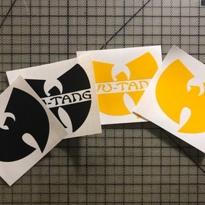Wu-tang Decal Sticker for Laptop Window Decal Rap Group Sticker Classic ...