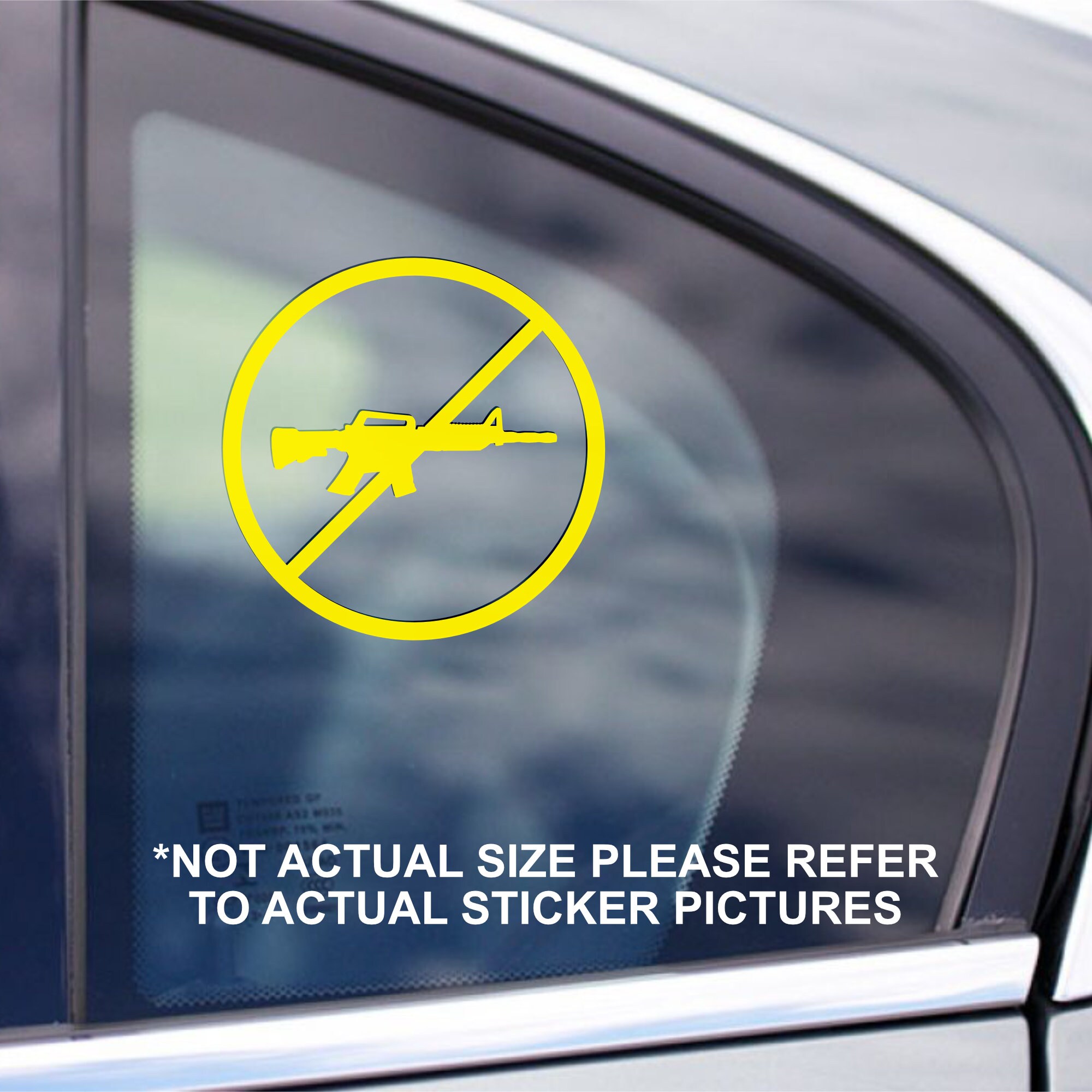Ban Assault Rifle Icon Sticker Gun Control Decal for Cars - Etsy