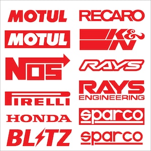 Automotive Performance Stickers | Performance Decals | JDM Stickers ...