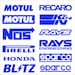 Automotive Performance Stickers | Performance Decals | JDM Stickers ...