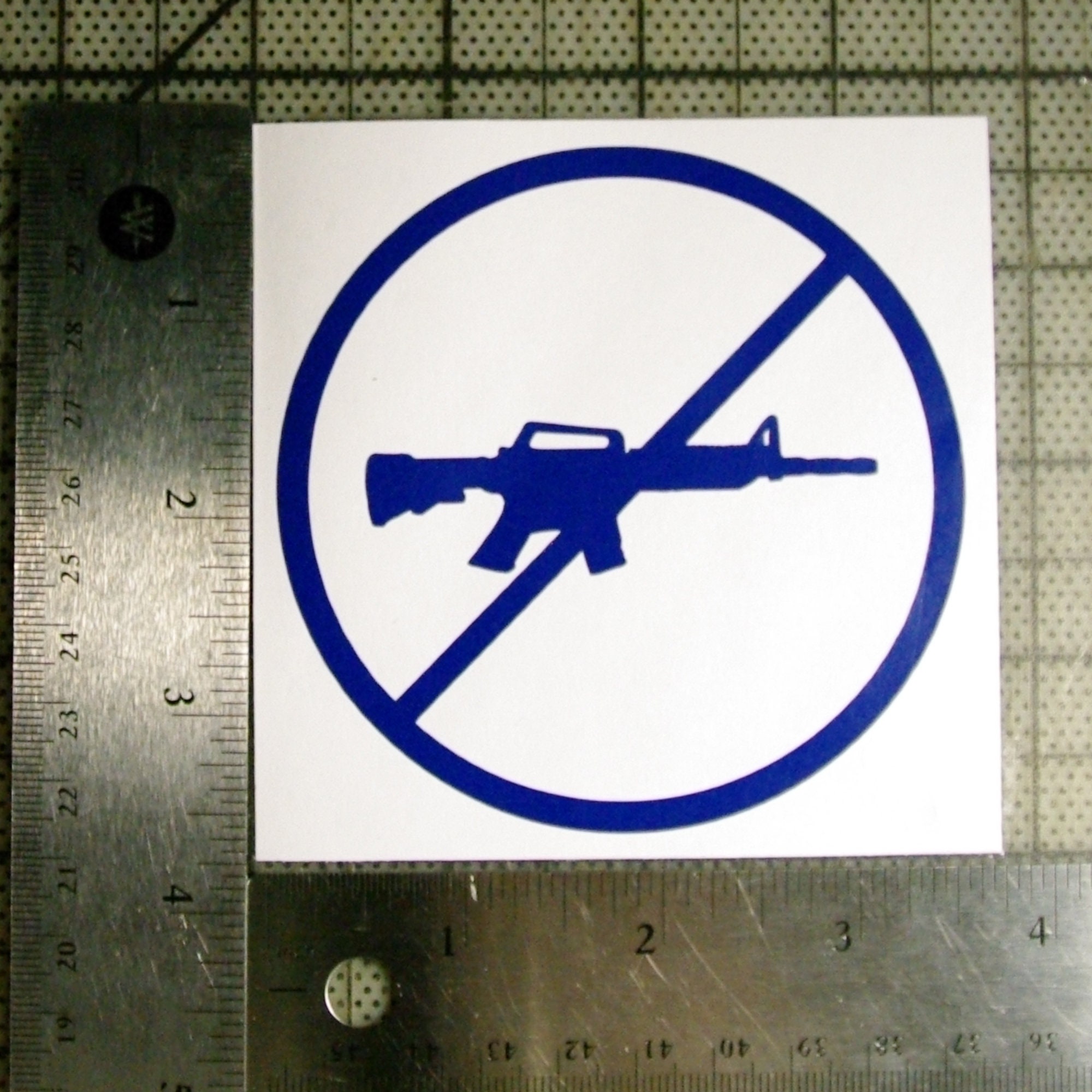 Ban Assault Rifle Icon Sticker Gun Control Decal for Cars - Etsy