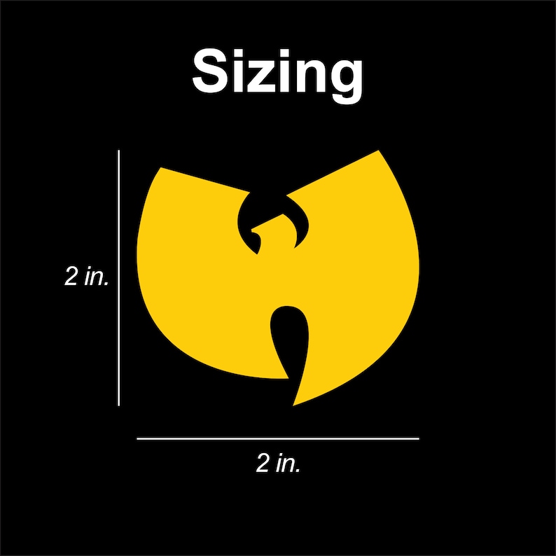 Reflective Wu Tang Sticker Decal for Laptop Classic Wu - Etsy