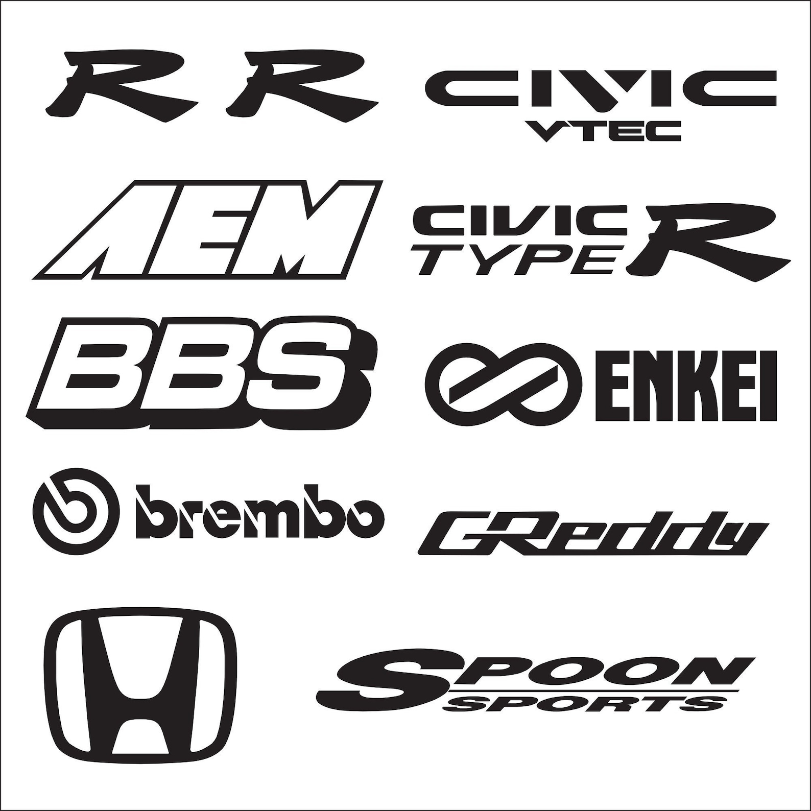 Automotive Performance Stickers | Performance Decals | JDM Stickers ...