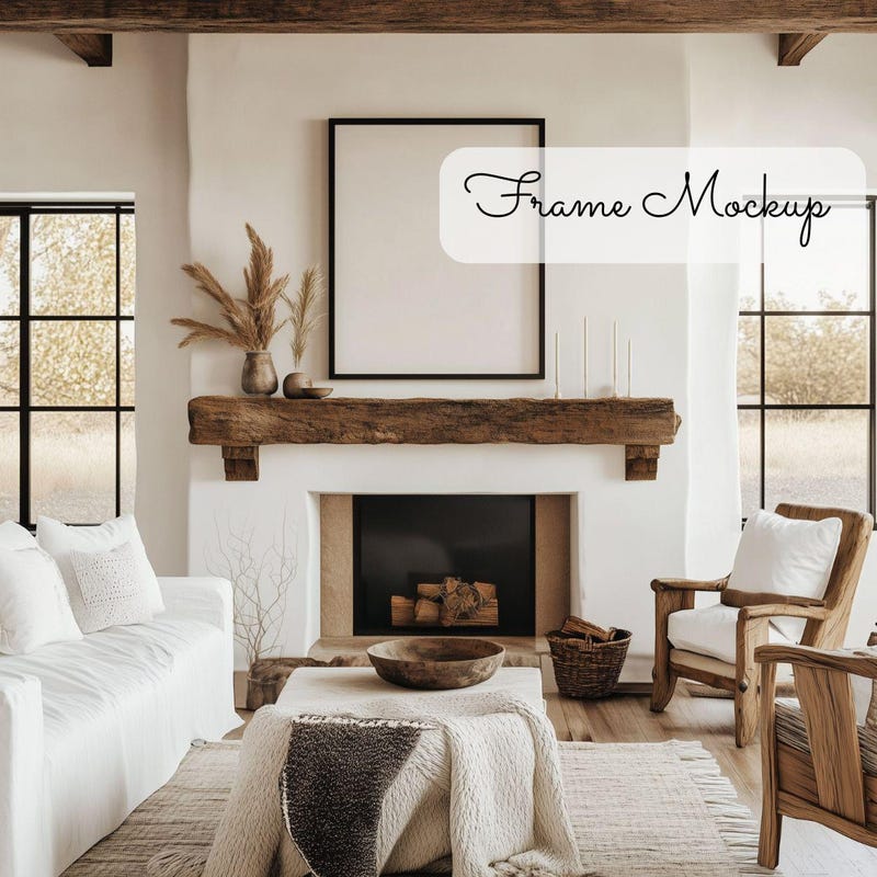 Fireplace Poster - Etsy