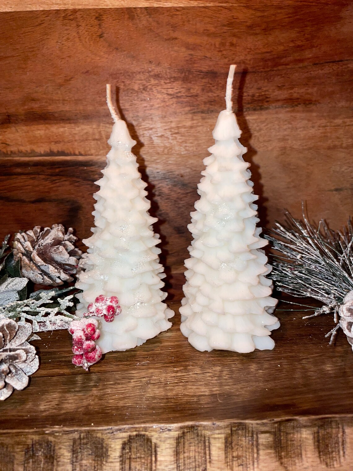 Frozen Fraiser Fir Pine Tree - 3D Wax 3oz 4 Inches Tall - Etsy