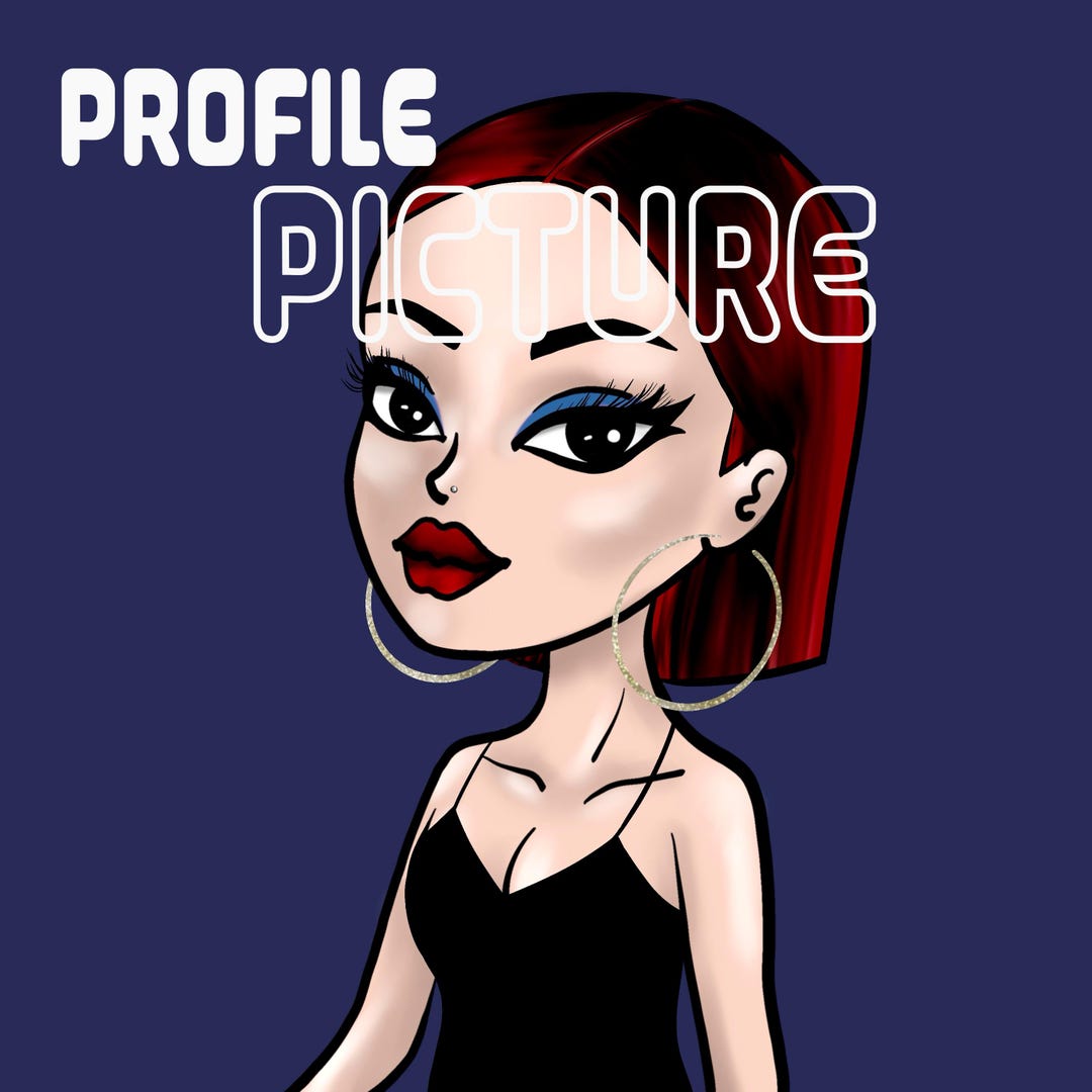 Profile Picture Icon Baddie Streamer Instagram Youtube Tiktok Twitch ...