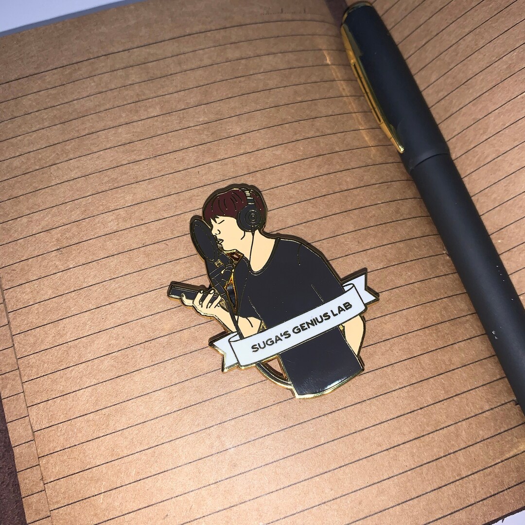 Suga's Genius Lab Enamel Pin | Moonchild Market - Etsy