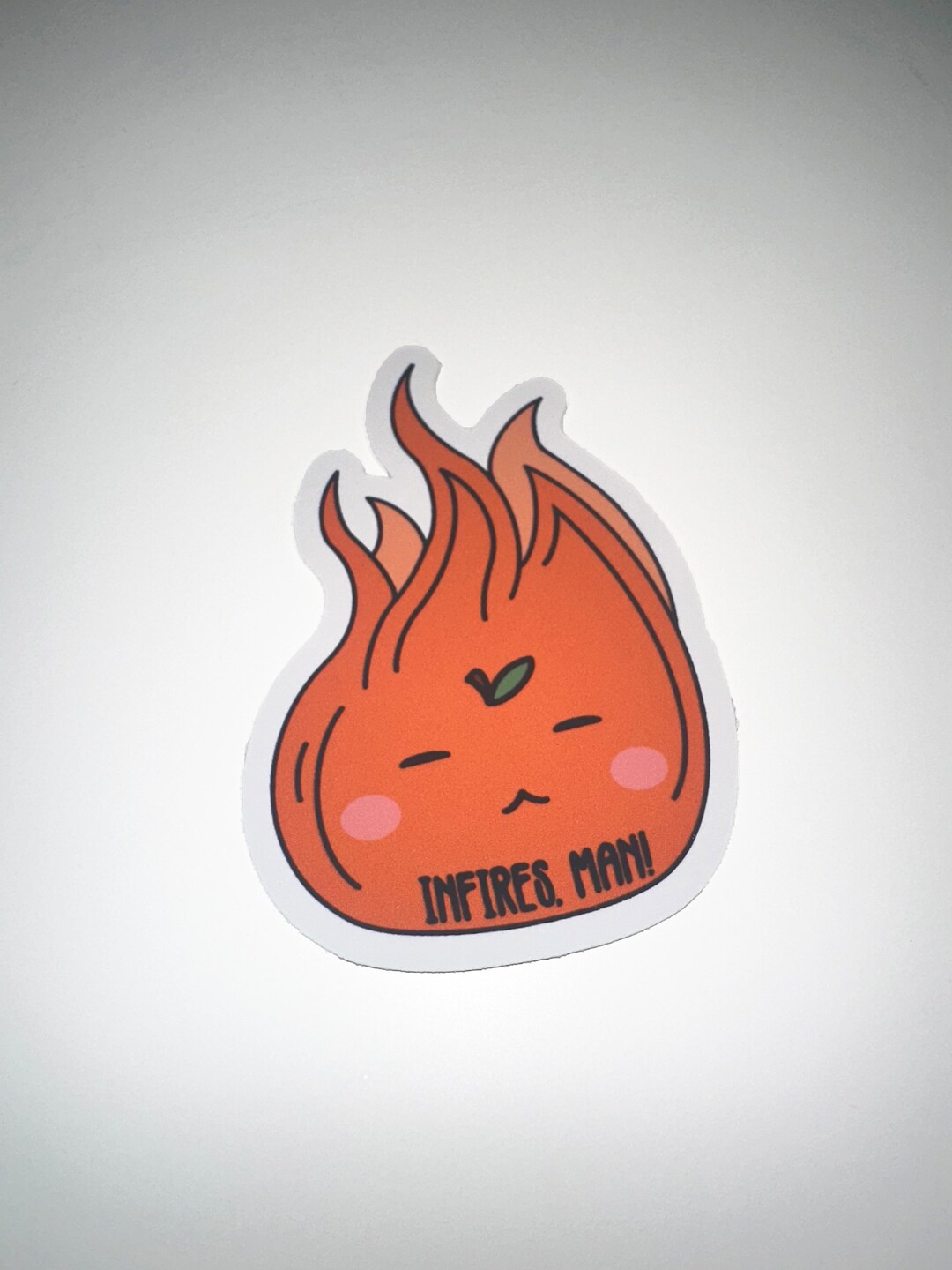 Infires Man-gerine Sticker | Moonchild Market - Etsy