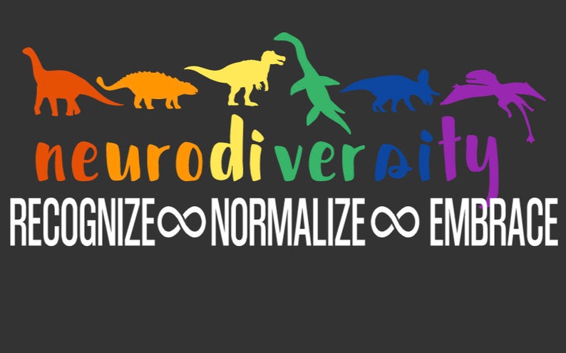 Dinosaur Neurodiversity Car Decal - Etsy