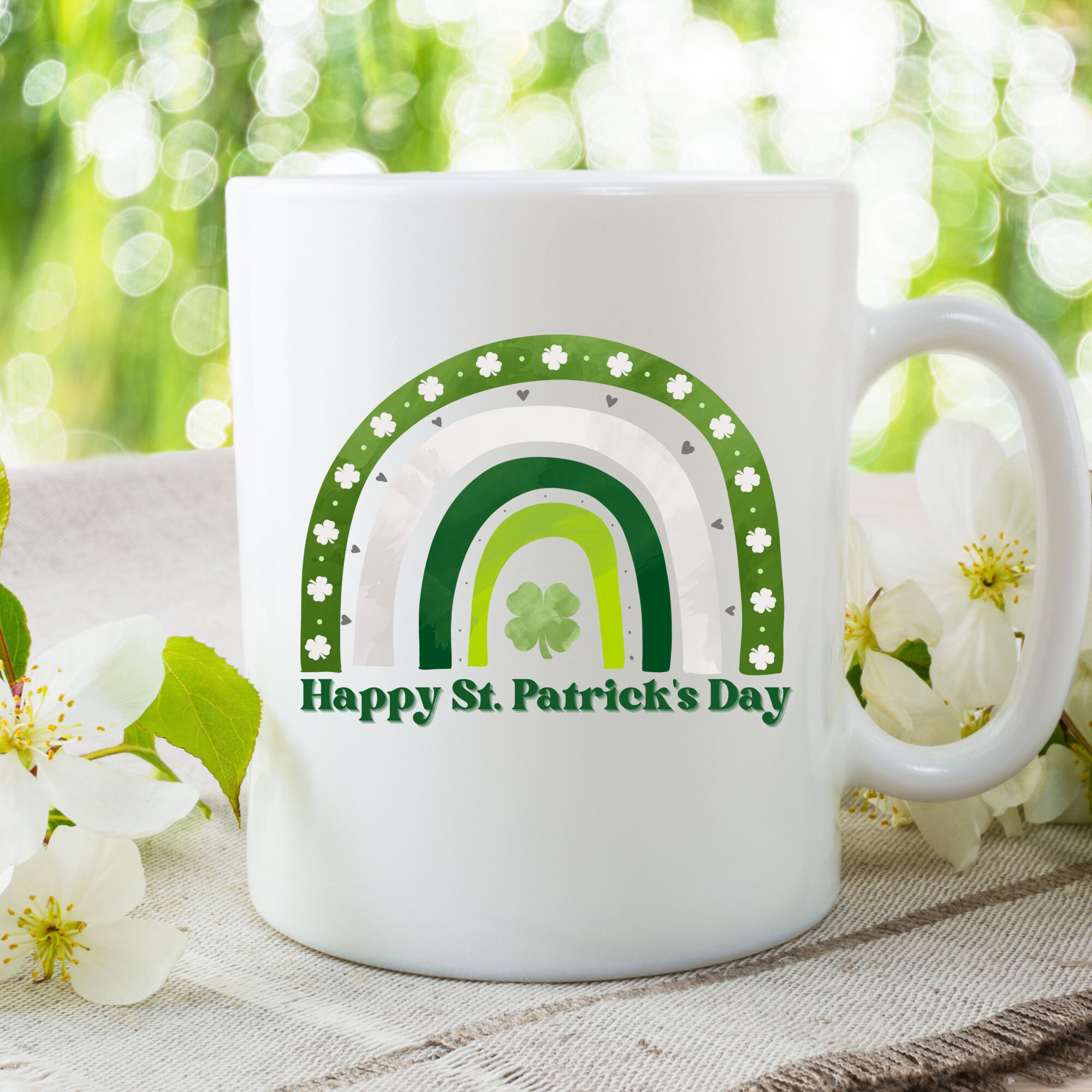 Rainbow SVG, Clover Leaf SVG, Shamrock SVG, St. Patrick's Day Svg ...