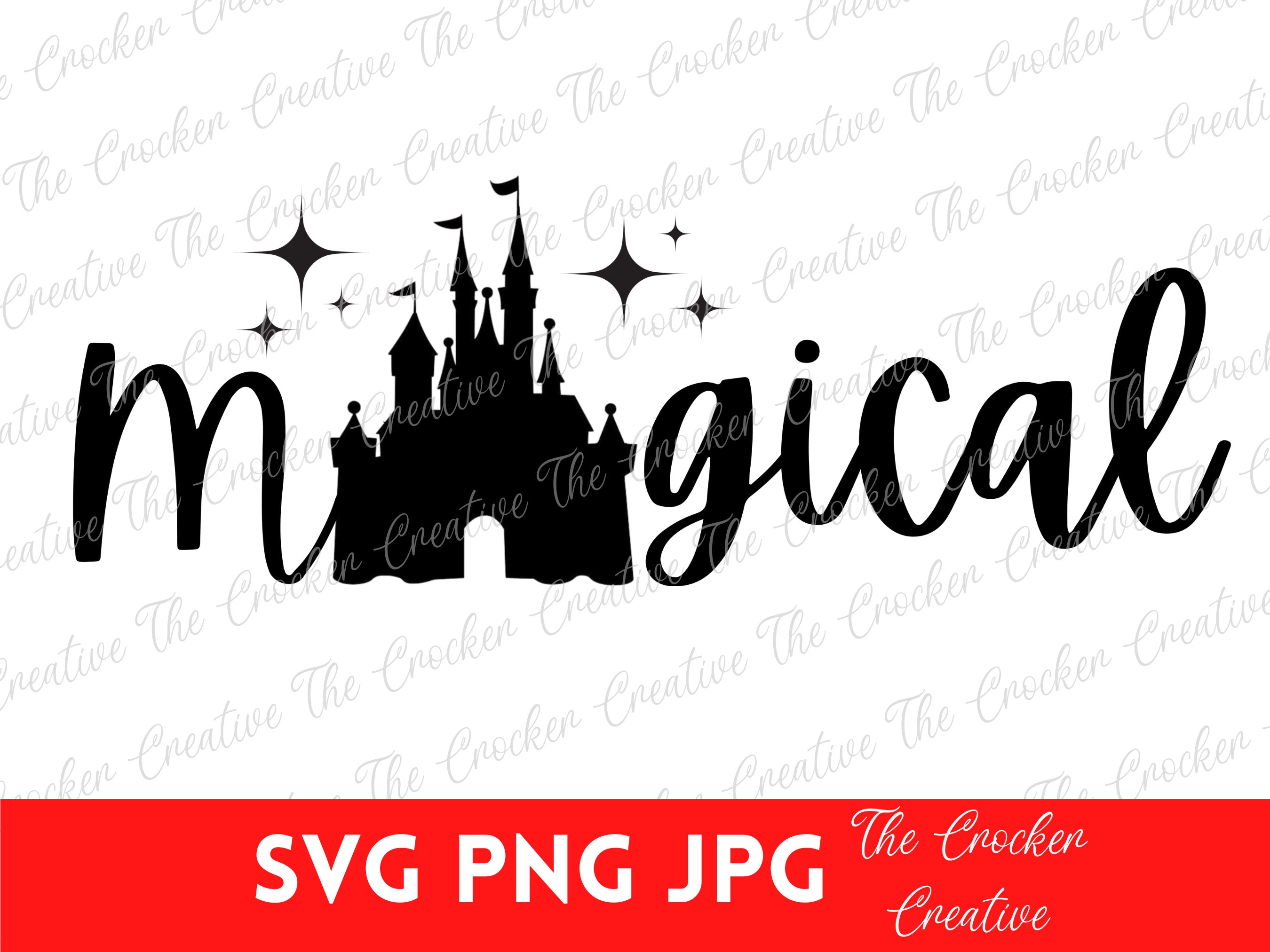 Magical Castle Cut File Magical SVG Matching Family Trip Shirts ...