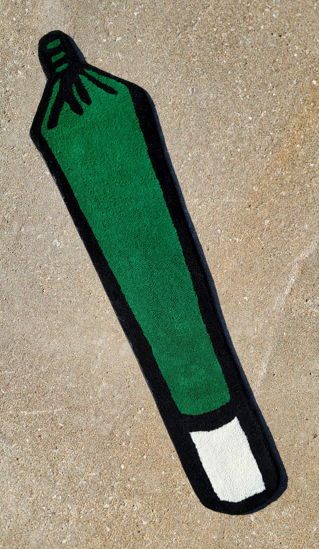 Green Joint Handmade Tufted Rug Wall Art - Etsy