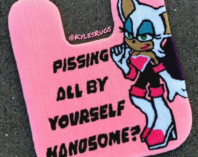 Rouge the Bat "pissing All by Yourself Handsome?" OUTWARD Facing ...