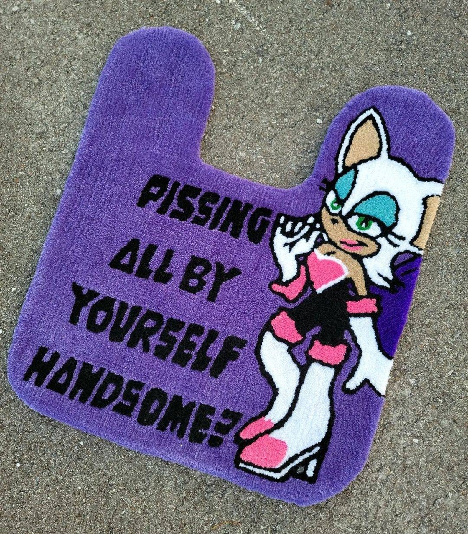 Rouge The Bat Pissing All By Yourself Handsome - Etsy México