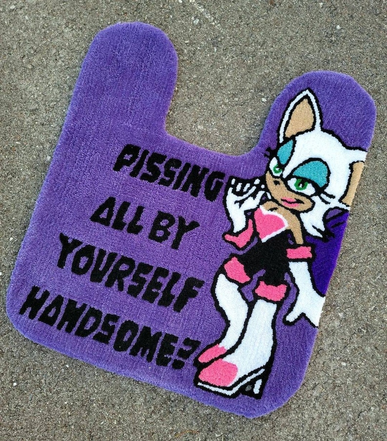 Rouge the Bat "pissing All by Yourself Handsome?" OUTWARD Facing ...