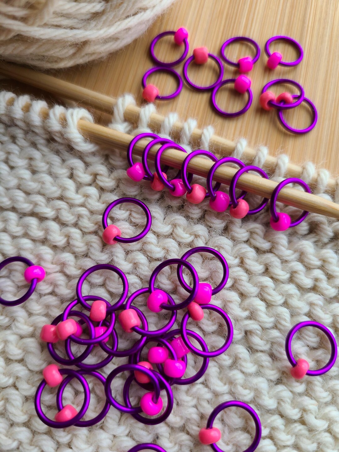 Snag Free Stitch Markers "girls Just Wanna Have Fun" ,dangle Free ...