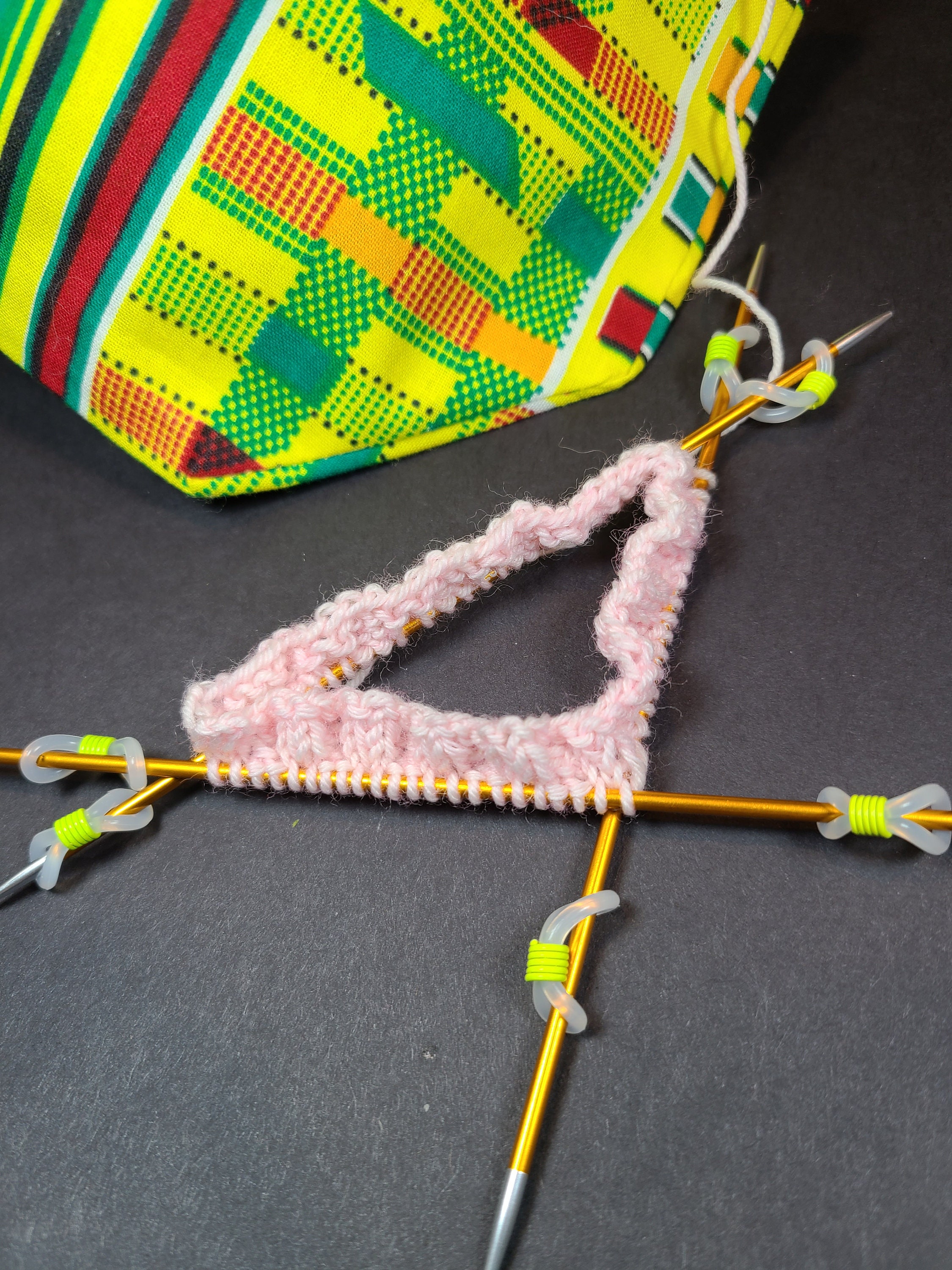 Colored Knitting Needle Stopper Needle Hugger. Stitch - Etsy