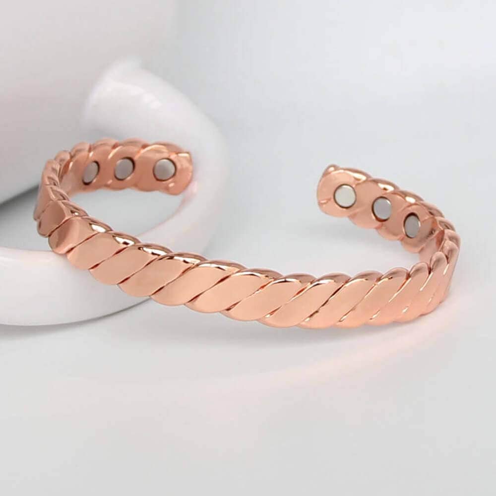 Beautiful Pure Copper Magnetic Bracelet Men Women Bangle - Etsy