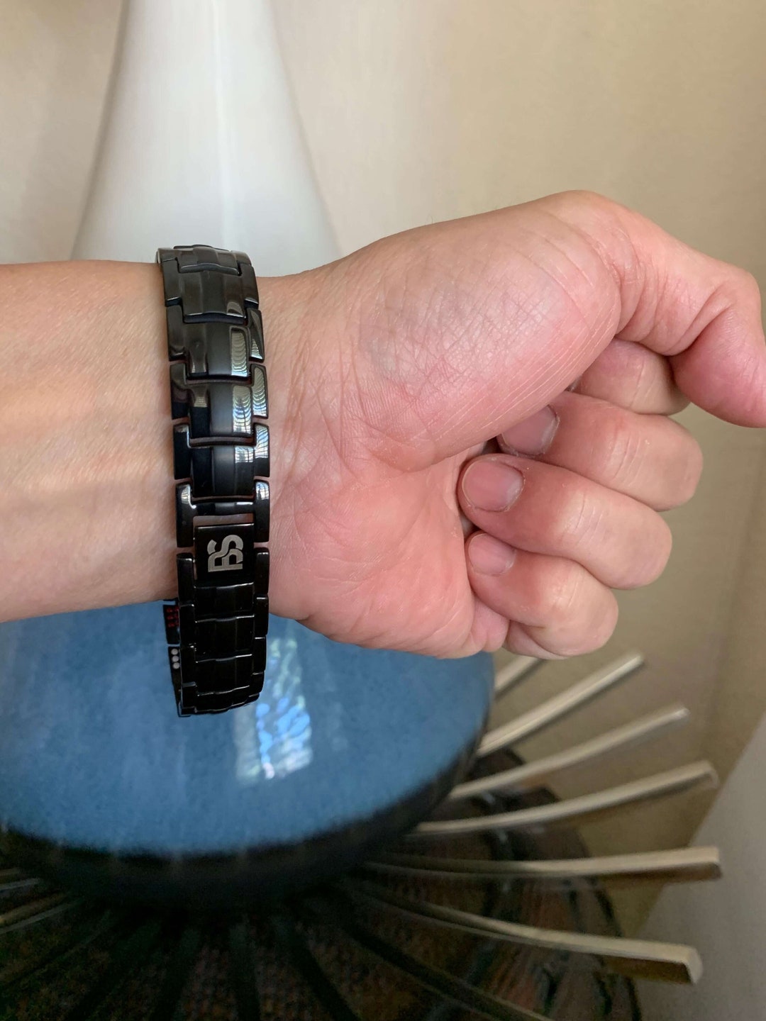 Titanium Magnetic Bracelet for Men Women 4 Bio Elements Restore Balance ...