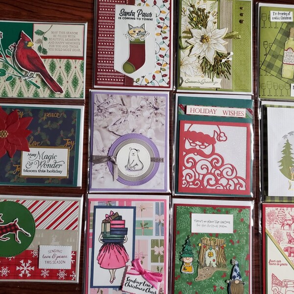 Handmade Christmas Cards - Etsy