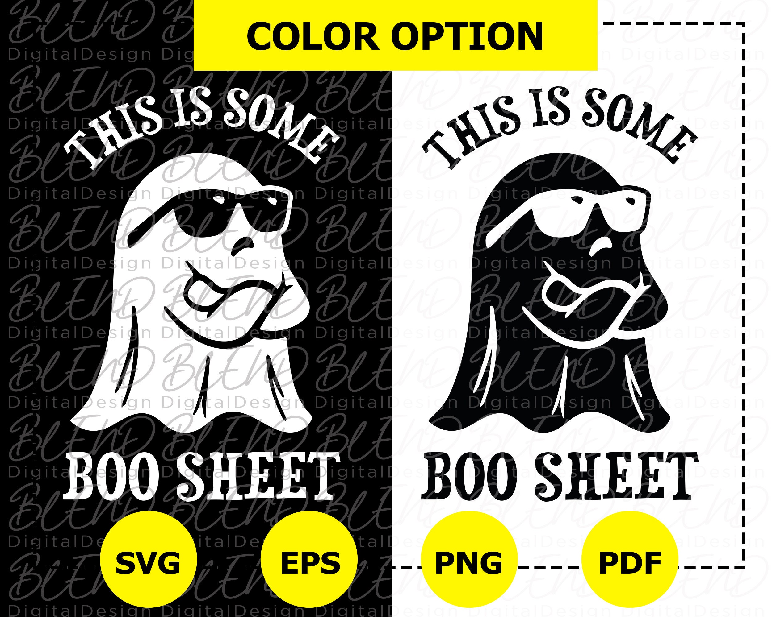 Boo Sheet Svg Png Cute Ghost Svg Funny Halloween Sag Ghost - Etsy