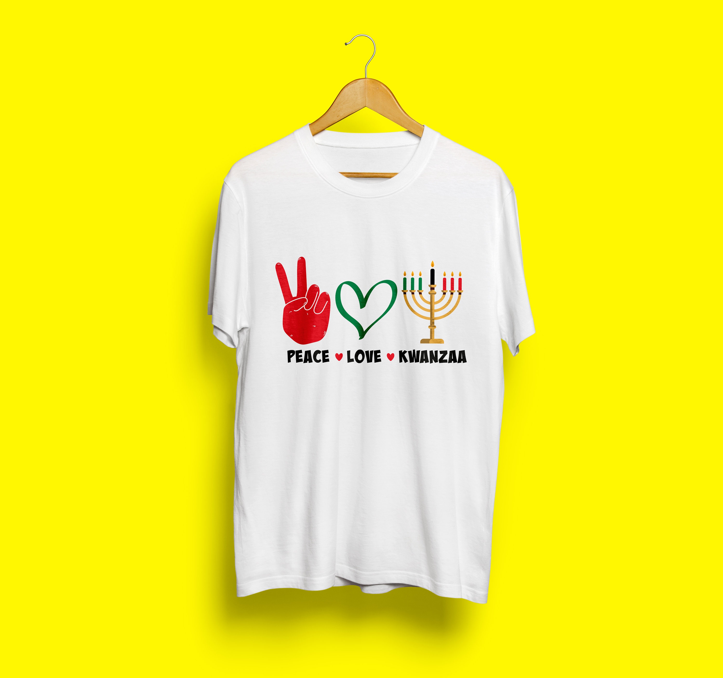 Peace Love Kwanzaa Svg, Cute Funny Kwanzaa, Kwanzaa Candles Svg ...