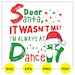 Christmas Dancer SVG, Funny Santa Dance PNG (digital Download) - Etsy