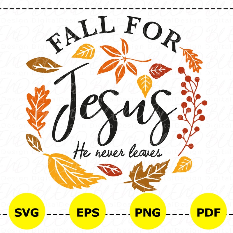 Fall Christian Clipart - Etsy