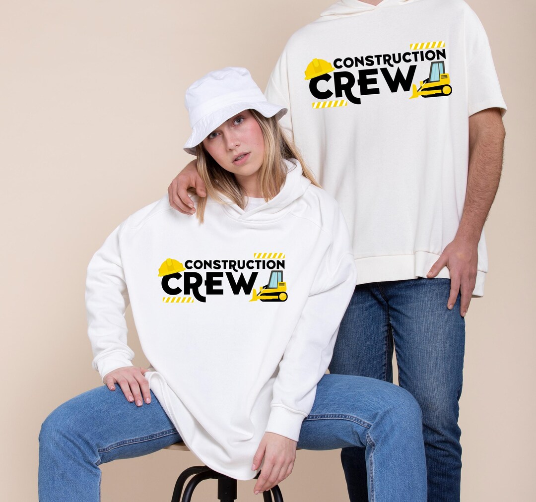 Construction Birthday SVG, Crew Matching Friends, Excavator (digital ...